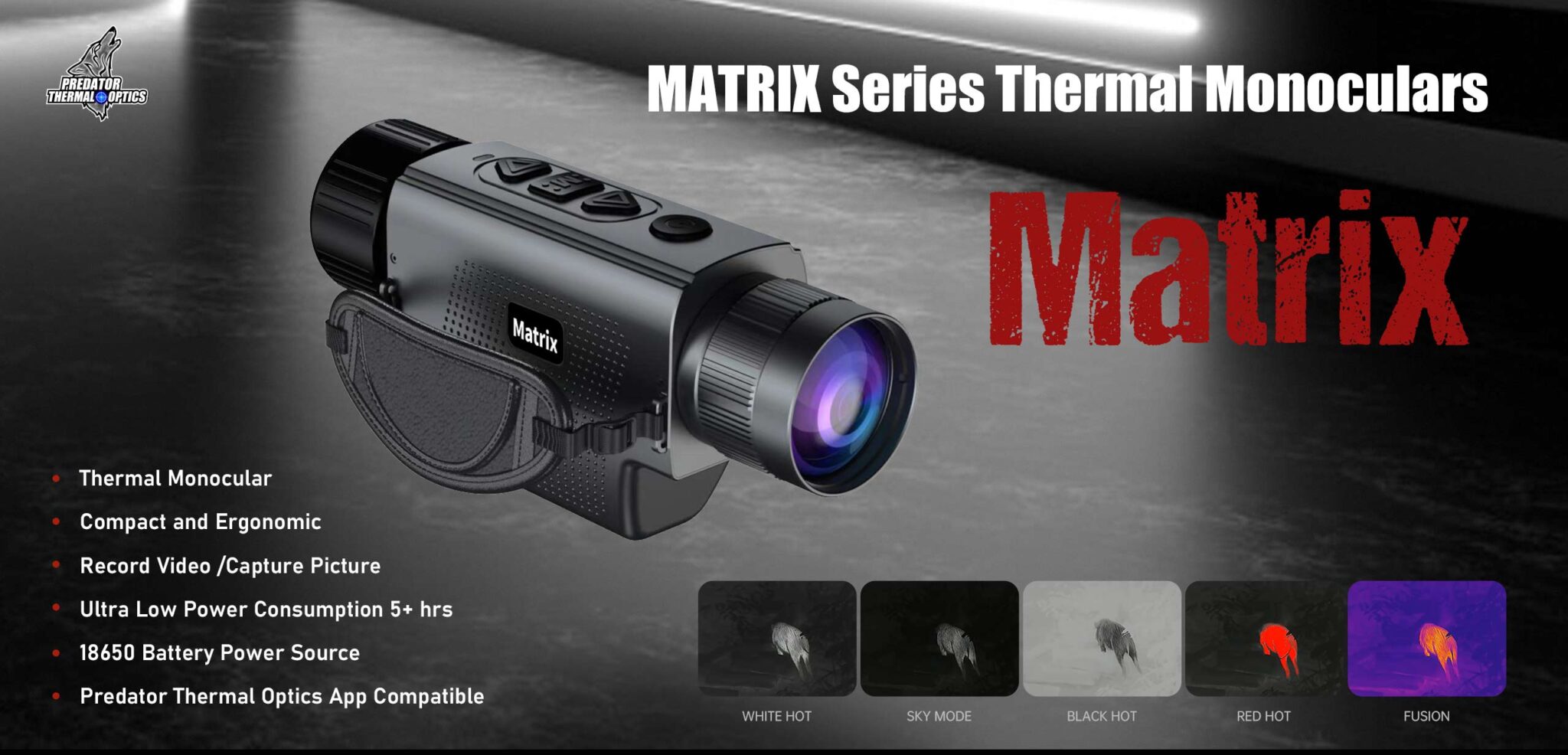 Predator Thermal Optics Matrix 15-384 Thermal Monocular